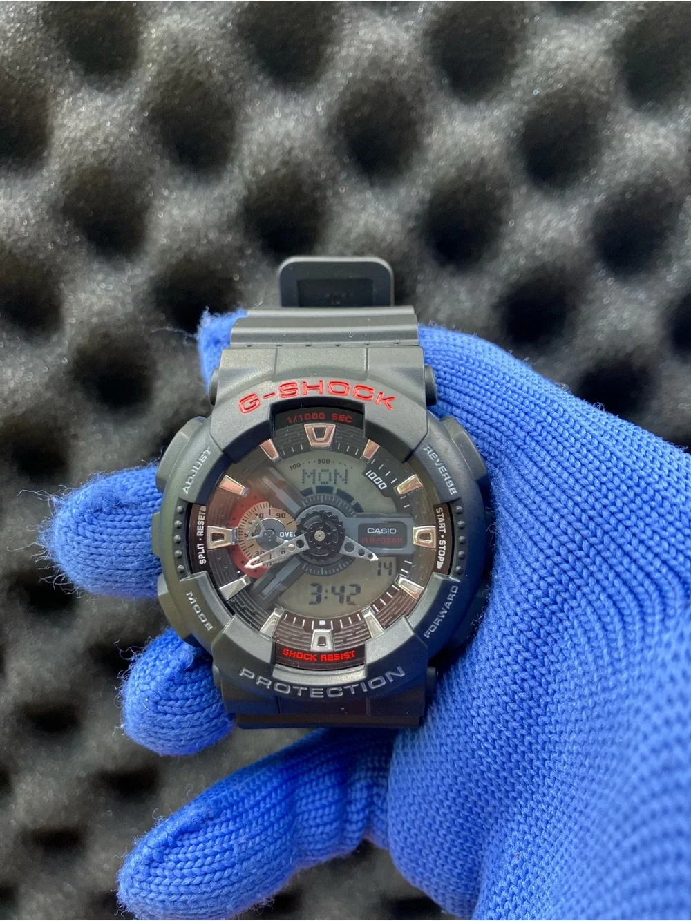 G-Shock | Accessories | Custom G Shock Black And Red Colorway | Poshmark